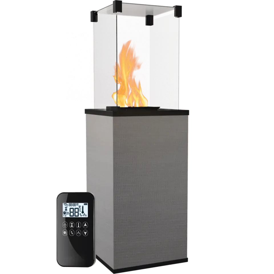 Газовий обігрівач Kratki PATIO MINI керамограніт FILO GHISA - пульт (8 ...