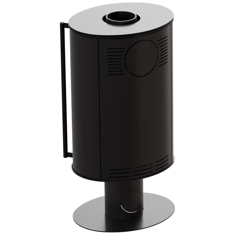 Сталева піч камін Kratki Erik на ніжці кВт купити за найкращою ціною в Kratki Ua з